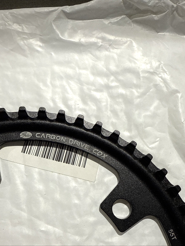 Gates Carbon Drive CDX Front Sprocket, 130BCD 55T Di2 Crankset ...