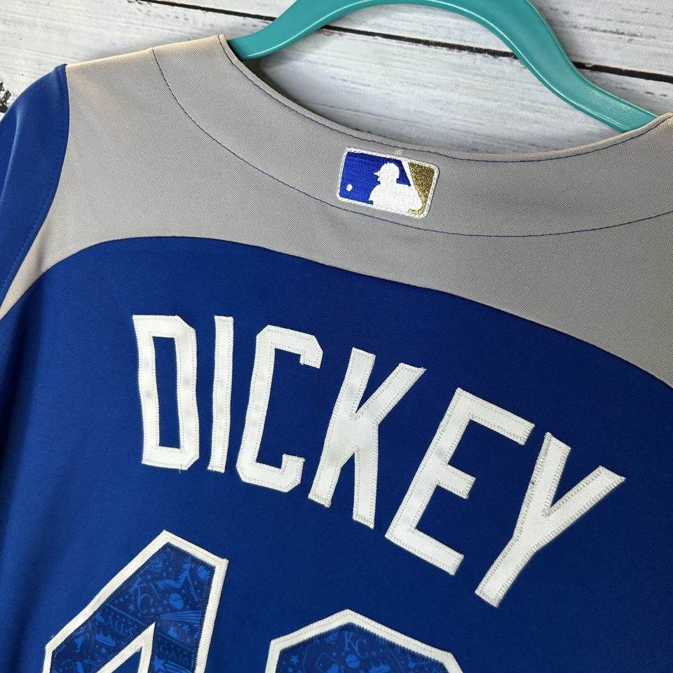 Majestic Authentic RA Dickey #43 2012 All-Star Game Cool Base MLB ...