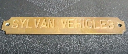Antique Sylvan Vehicles Horse Buggy, Carriage, Car, Truck Tag / Emblem ...