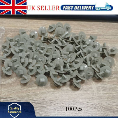 100Pcs FOR VAUXHALL VIVARO SIDE DOOR MOULDING TRIM CLIPS EXTERIOR PANEL ...