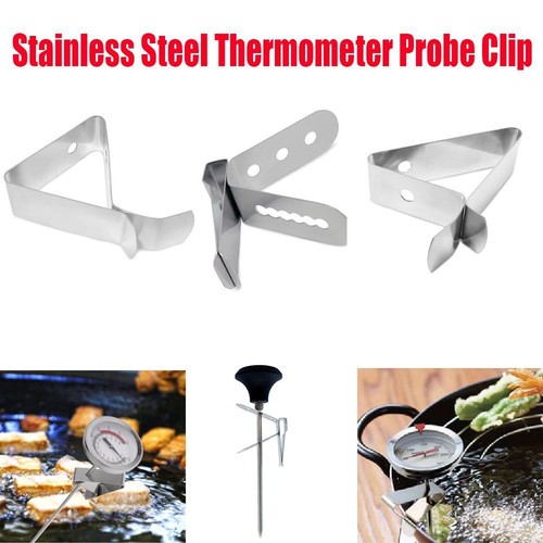 Accessories Probe Clips Thermometer Clip Preventing Scald Stainless ...