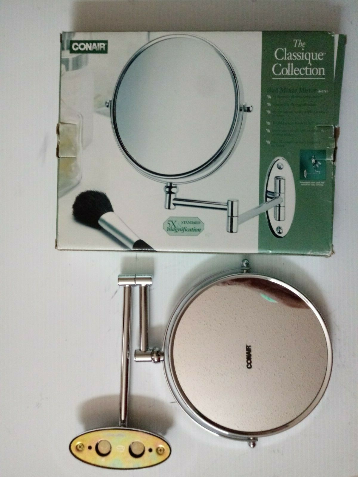Conair Wall Mounted Lighted Makeup Magnification Mirror | Saubhaya Makeup