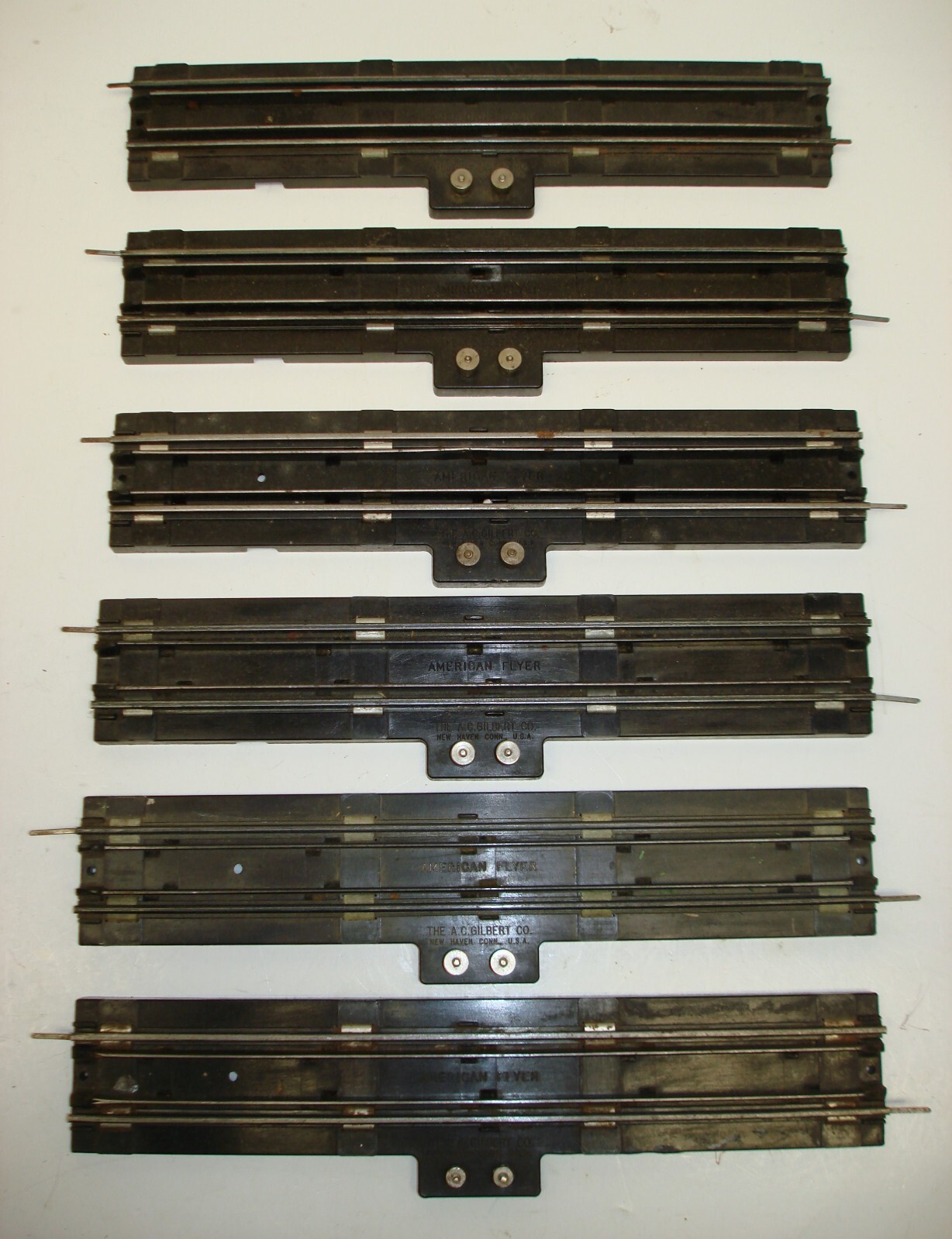 Lot of 6 American Flyer Track Pick-Up Sections for Early Action Cars | eBay