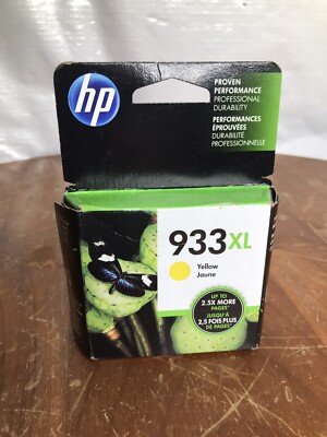 HP 933 XL Yellow High Yield Ink Cartridge CN056AN (Sep 2020 expiration ...