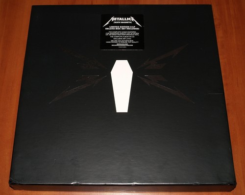 METALLICA DEATH MAGNETIC 5x LP BOX Rare US EDITION 45 RPM VINYL w/ART ...