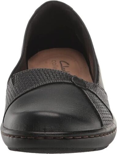 Clarks Women's Cora Jade Loafer, Black Leather, 7.5-M (5346) NEW | eBay