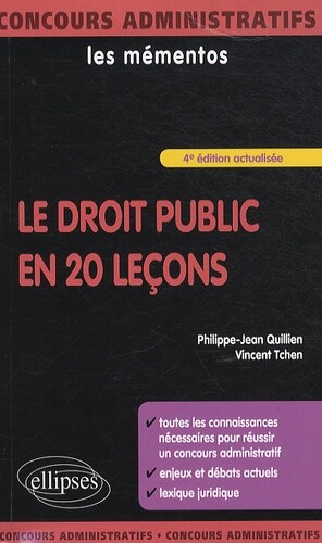 Droit public en 20 leçons, Philippe-Jean Quillien et Vincent Tchen | eBay
