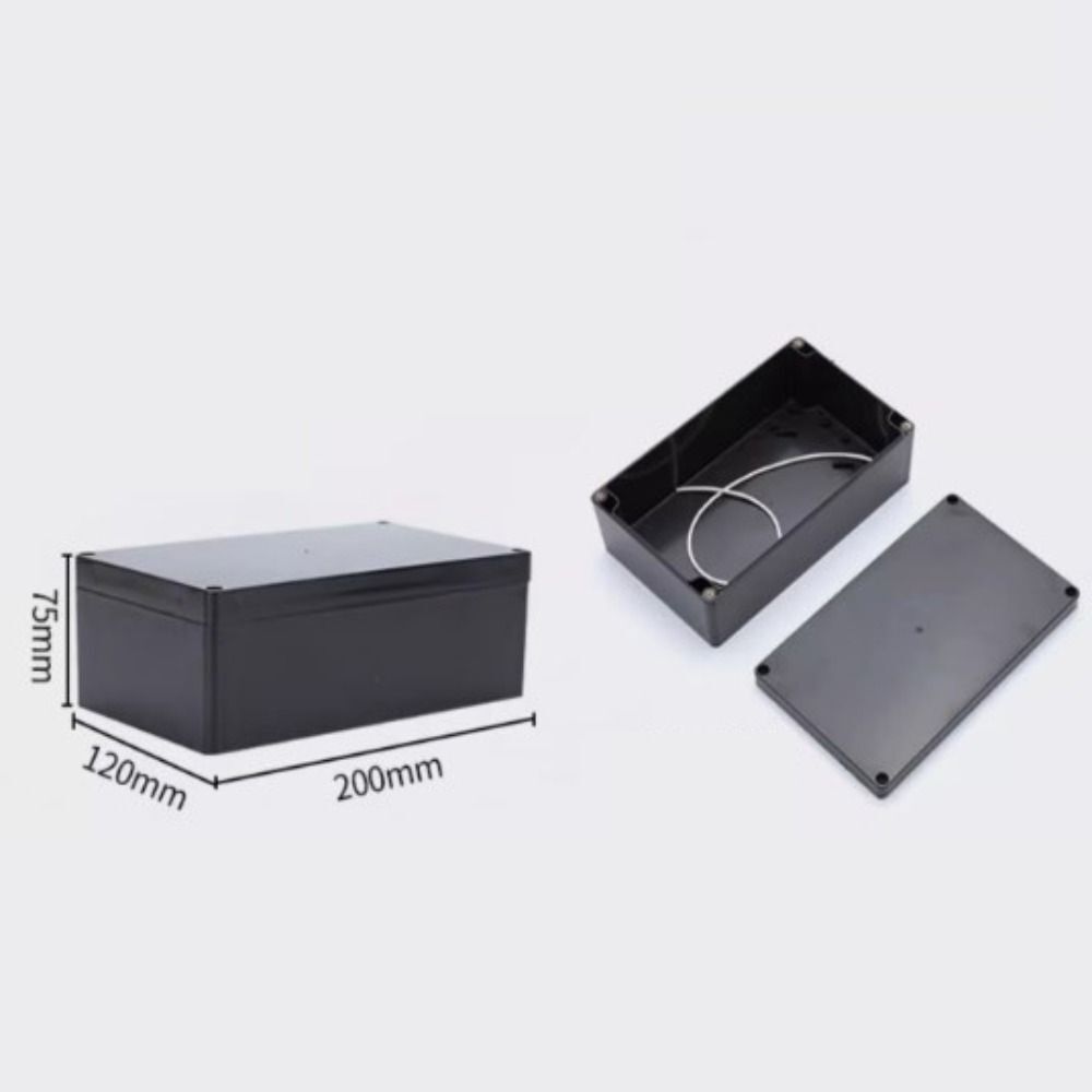 Black Electric Supplies ABS Plastic Power Box Electronic Project | eBay