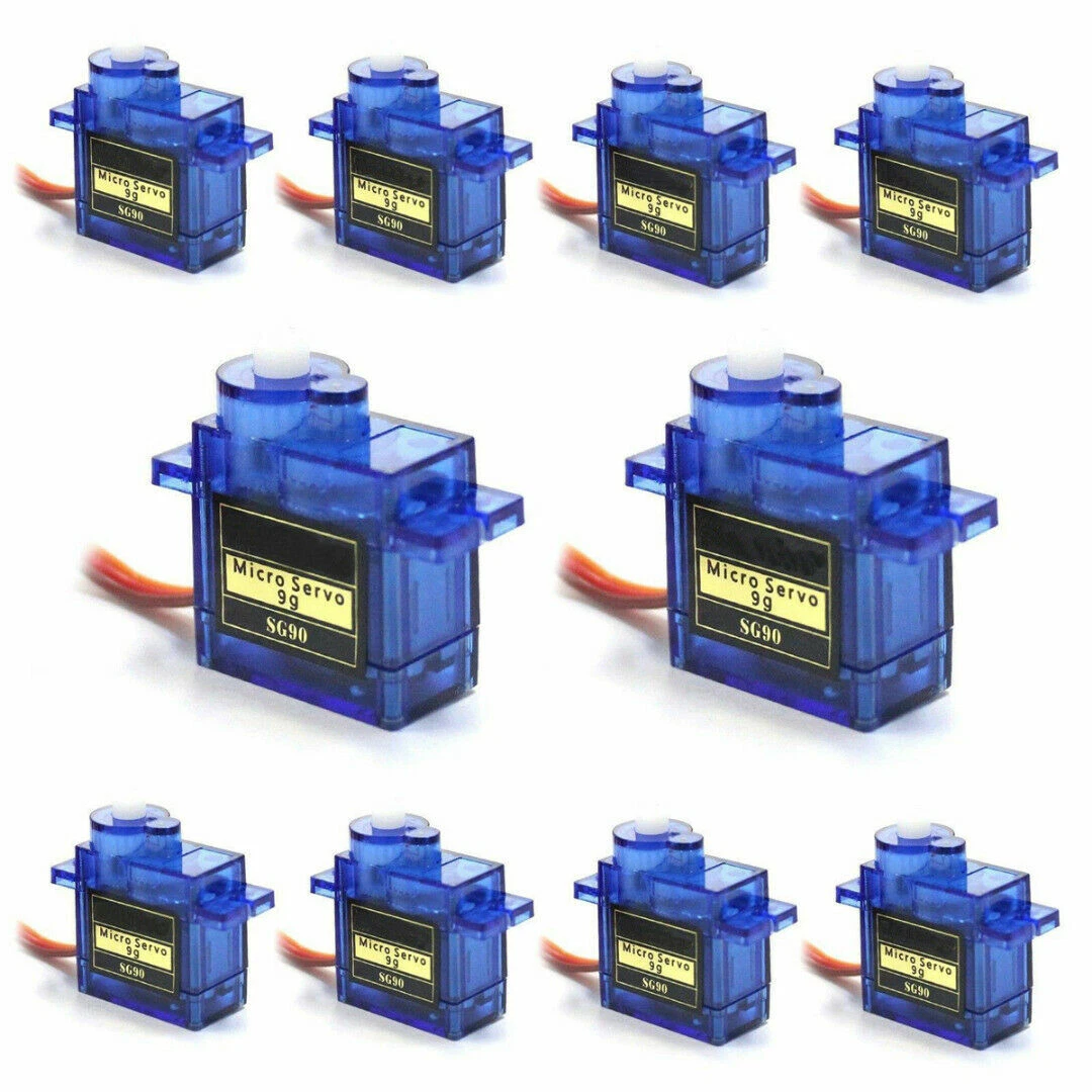 Miroad 10x Pcs SG90 Micro Servo Motor 9G RC Robot, 54% OFF