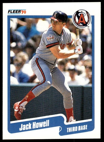 1990 Fleer Baseball Card Jack Howell California Angels #135 | eBay