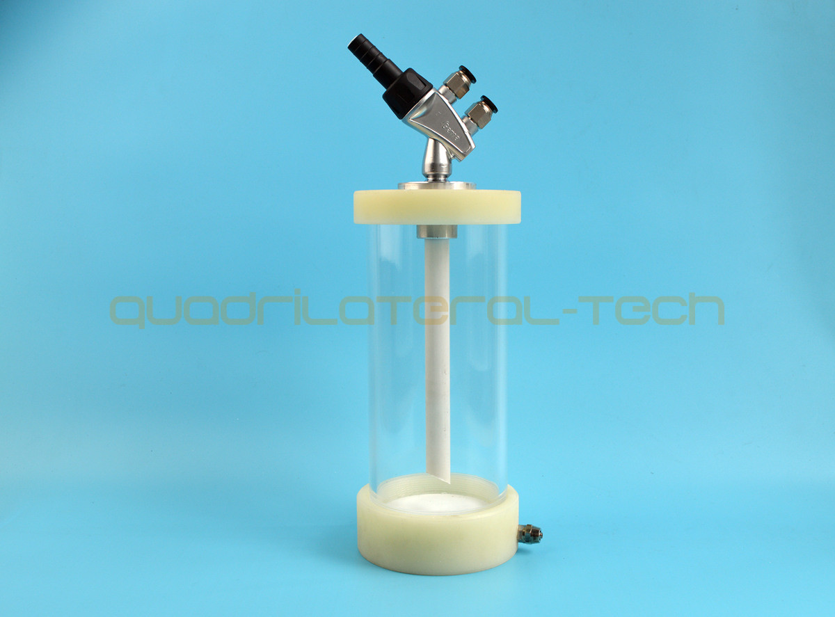 Fluidized powder hopper cup (1L) with pump for powder coating machine ...