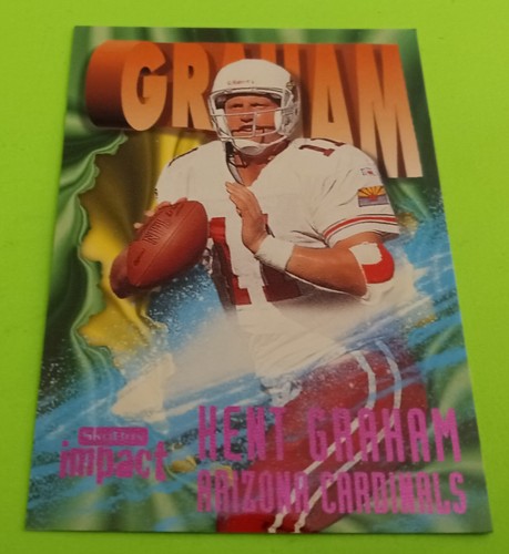 1997 Kent Graham SkyBox Impact RAVE Card #126 Arizona Cardinals (55/150 ...