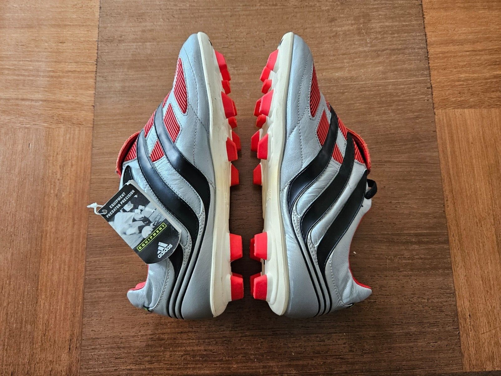Adidas Predator Precision FG 2000 Silver US 8.5 NEW Very Rare Beckham ...
