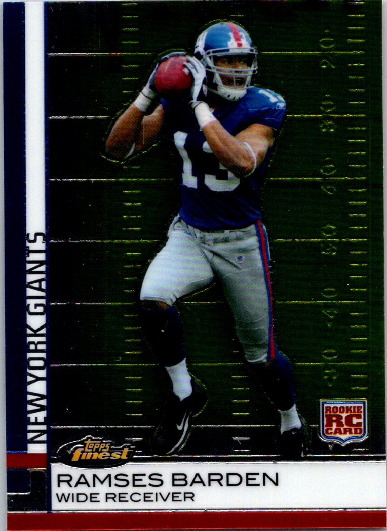 RAMSES BARDEN 2009 Topps Finest RC #99 ($0.75 MAX SHIP) | eBay