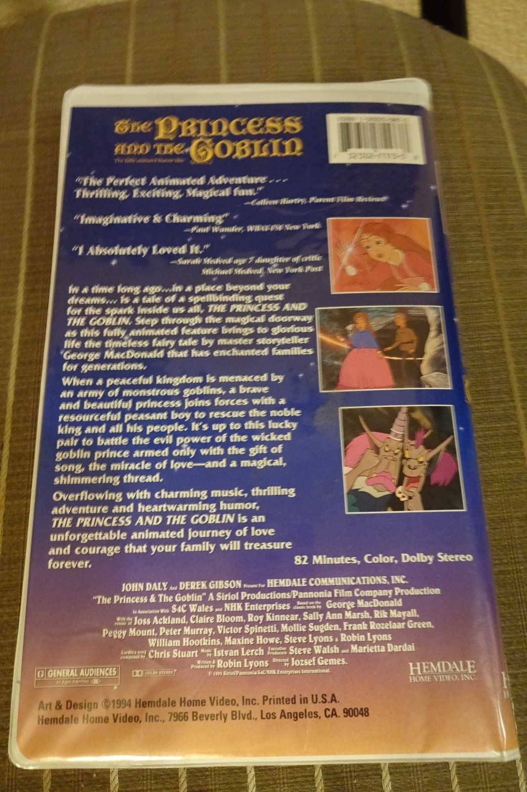 The Princess and the Goblin (VHS, 1994) | eBay