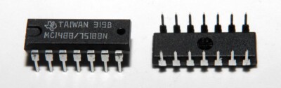 (25) MC1488/75188N-Quad Line Driver, RS-232, Plastic 14-Pin DIP ...