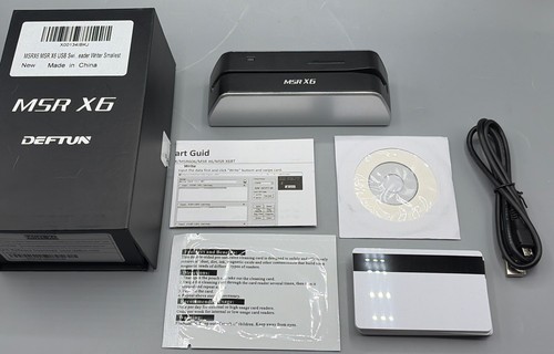 MSR X6 USB Swipe Reader - Lightweight Magnetic Card Writer for Windows ...