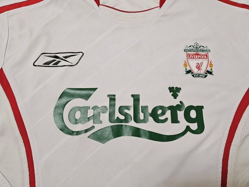LIVERPOOL 2005 2006 AWAY FOOTBALL SHIRT SOCCER JERSEY WHITE S REEBOK | eBay