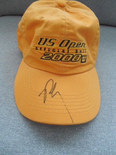 Wilson US Open 2000 hat with Pete Sampras autograph | eBay