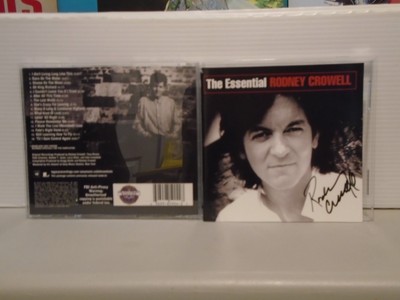 RODNEY CROWELL-The Essential Rodney Crowell-CD-AUTOGRAPHED COVER-2004 ...