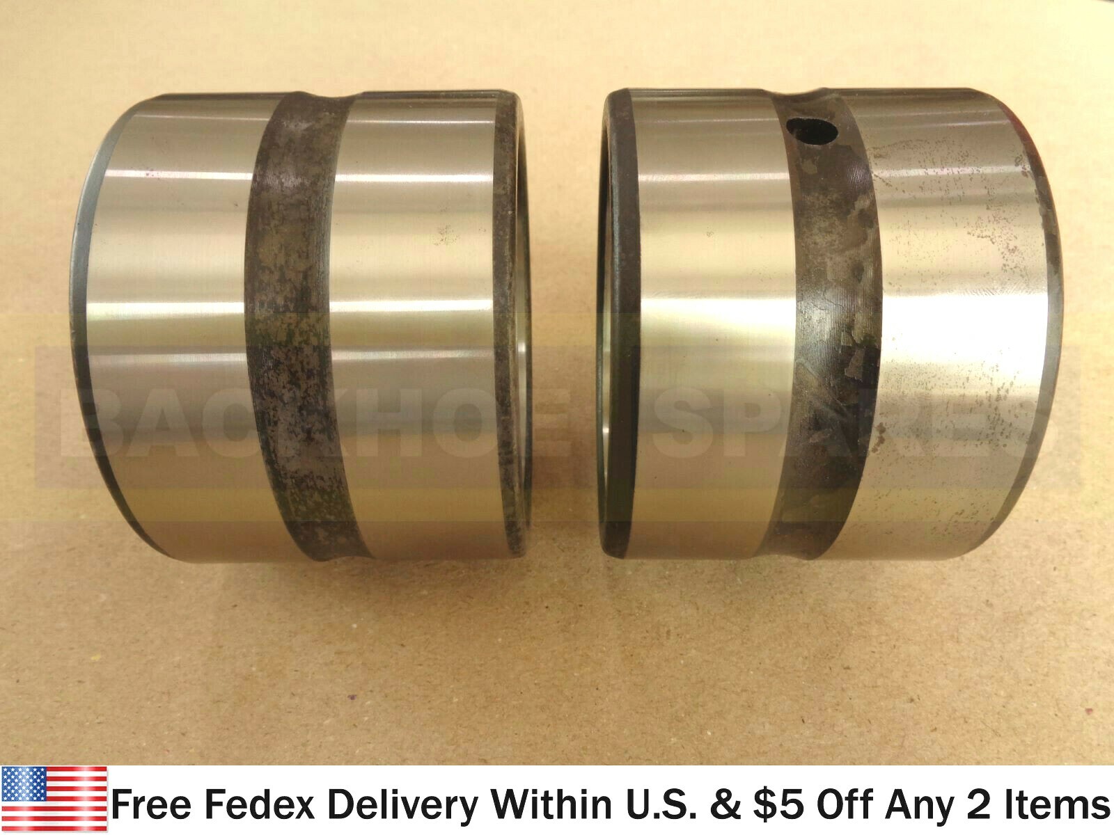 JCB JS200 & JS220 TIPPING LINK BUSH 2 PCS. (PART NO. JRV0593 JRV0077 ...