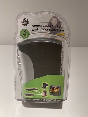 GE Audio Video Switch with Video Converter 3 Devices - 83293 | eBay