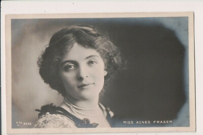 Vintage Postcard Agnes Fraser Scottish actress and Opera soprano | eBay