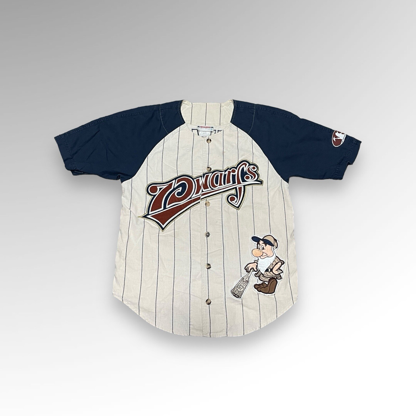 Vintage Disney Dwarfs Grumpy Baseball Jersey - Gem