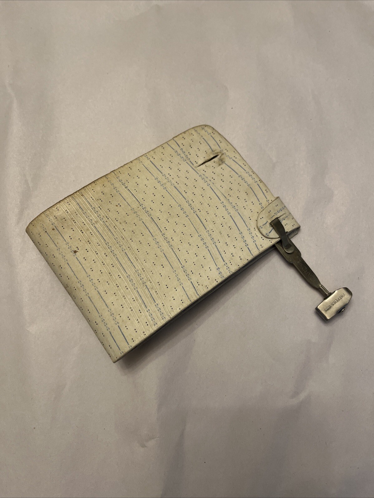 Wizard cuff clip holder w/ Paper Cuff card clip antique late 1800 early ...