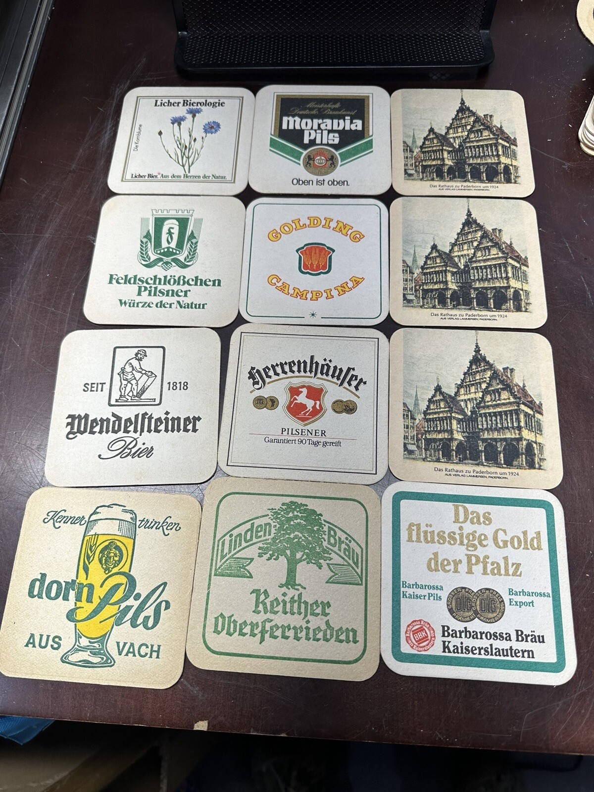 Lot 5: 12 German Beer Coasters | eBay