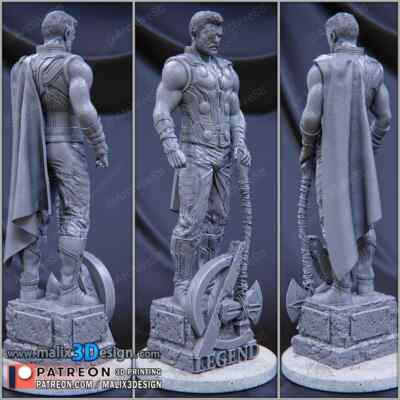 Thor Resin Sculpture Statue Model Kit Marvel Unpainted/Unassembled | eBay