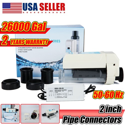 Salt Water Chlorine Generator System for Pool 10k-26k Gallon Pro ...