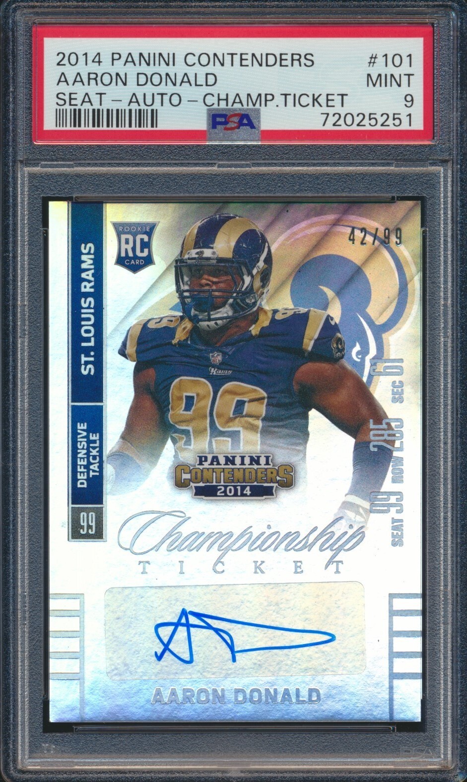 Aaron Donald Autographed Memorabilia | Signed Photo, Jersey ...