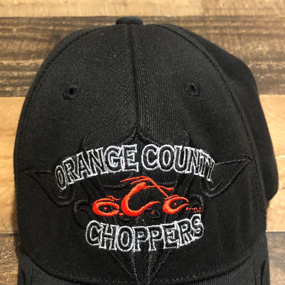 Orange County Choppers Hat Cap Mens Fitted Large Black California ...