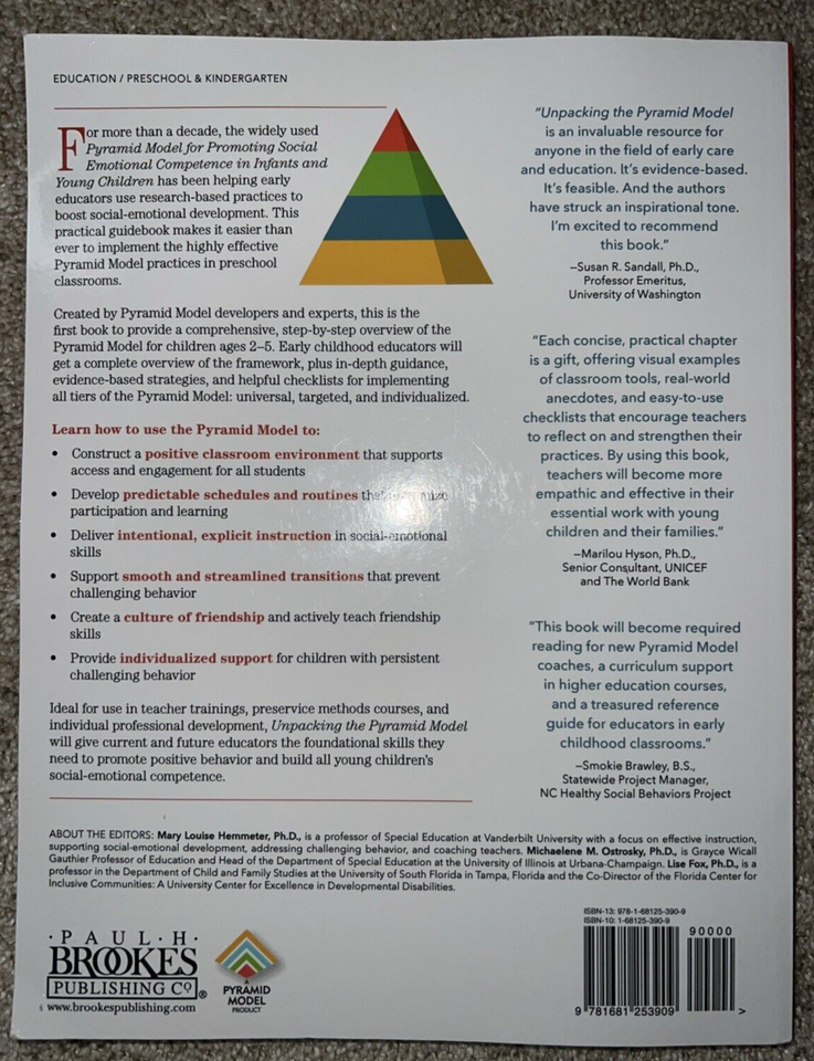 Unpacking the Pyramid Model: A Practical Guide for Preschool Teachers ...
