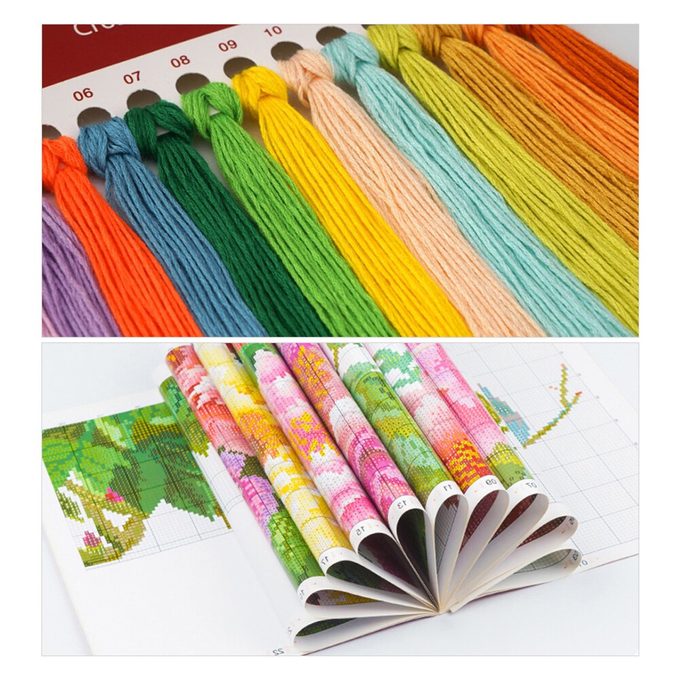 Full Embroidery Eco-cotton Thread 14CT Printed Mother Cross Stitch Kit ...