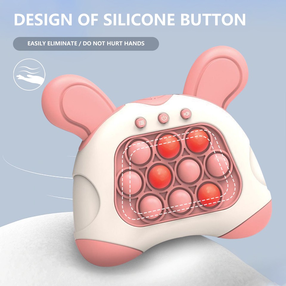 Early Education Game Console Pop it Fidget Toy Fast Push Game ...