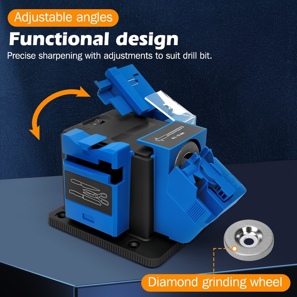Electric Multi Tool Sharpener Knife Sharpening Drill Bit 13mm Scissors ...