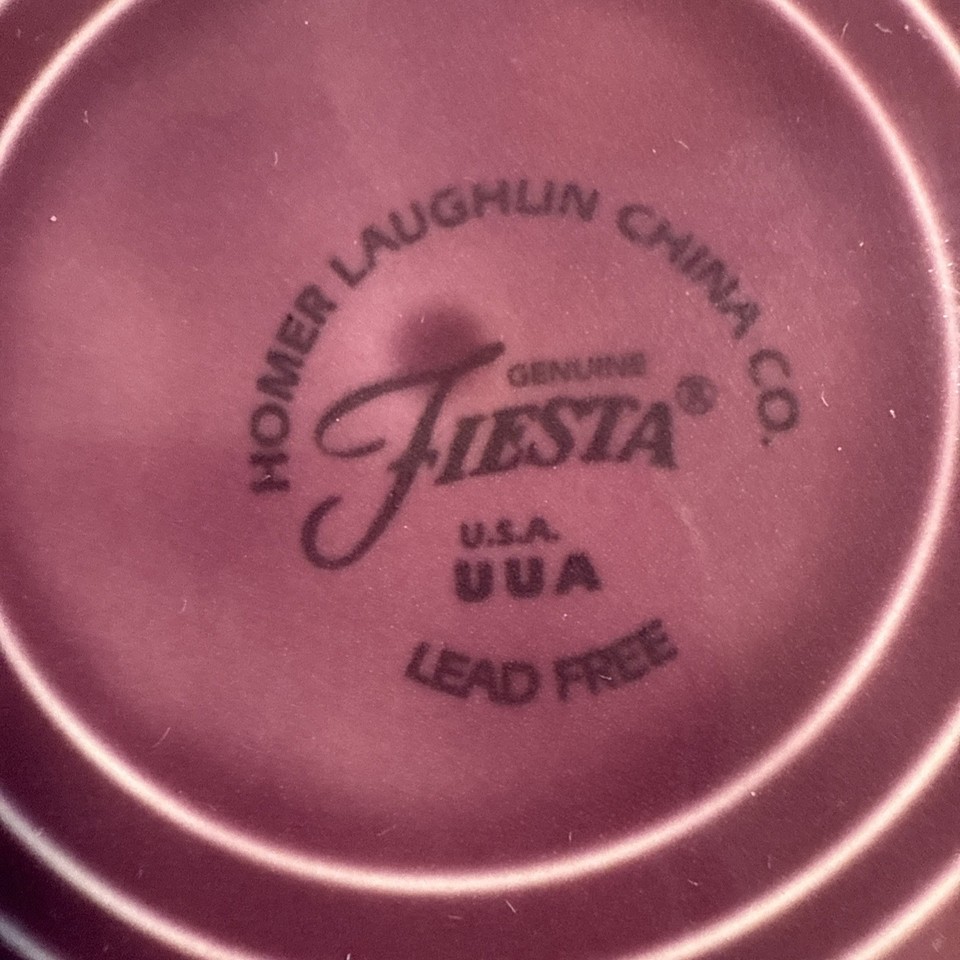 Fiestaware Heather Purple Dancing Lady 6” Trivet 70th Anniversary ...