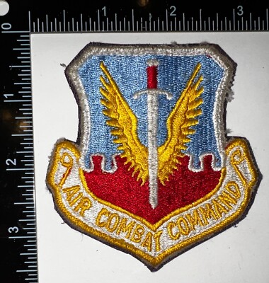 USAF US Air Force Air Combat Command HOOK & LOOP Jacket Patch | eBay