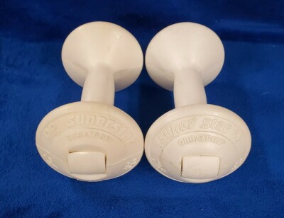 💪Vintage DP Super Star Orbatron 6.6 Pound Dumbbell Weight Set 3.3 Lbs ...