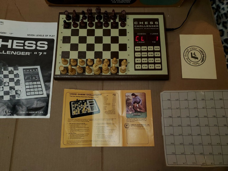 Fidelity Chess Challenger Computer - CC7 iii chess computer | eBay