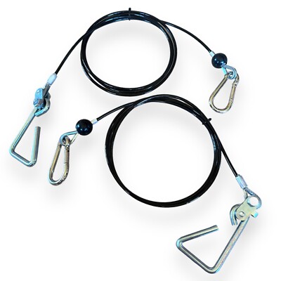 2 x 80" Long Replacement Cables (w/hooks) For Bowflex Xtreme / Xceed ...