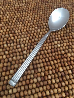 Estia OLYMPIA Korea Stainless Glossy Ridges Band SUGAR SPOON 5.75" | eBay