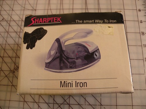 Sharptek Mini Iron Model ST-15 With Original Box & Instructions Travel ...