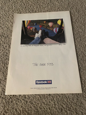 Vintage 1991 REEBOK CLASSIC PHASE II EX-O-FIT 500 Shoes Poster Print Ad ...