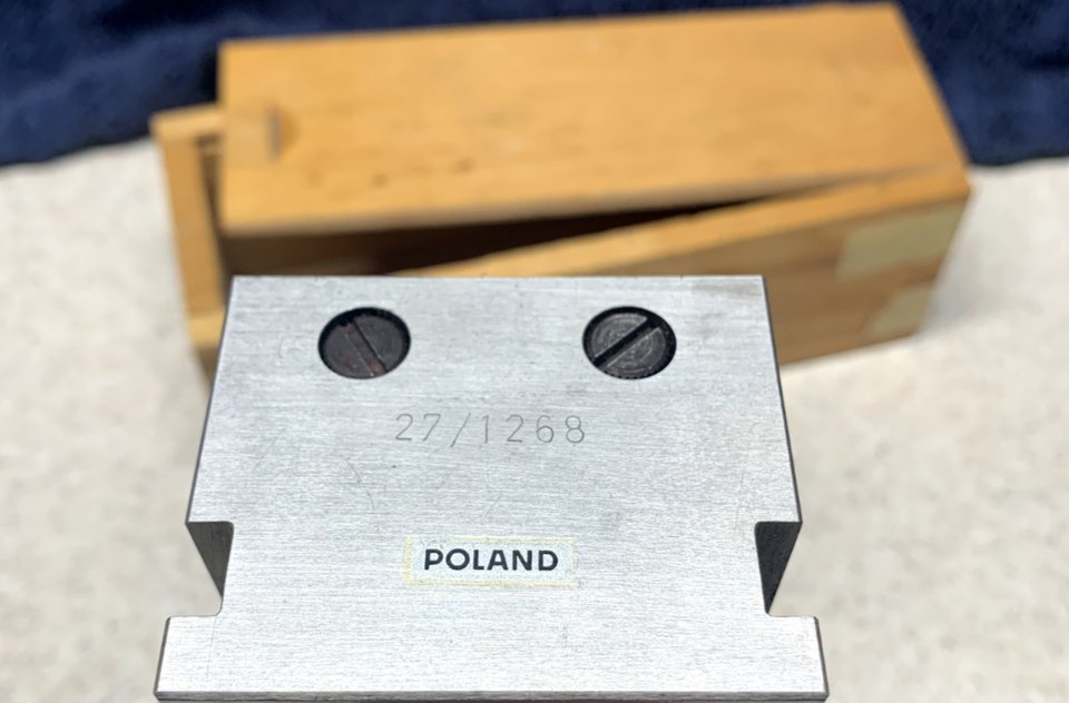 Machinist Tool: Vintage WSK Fowler Precision Grinding vice (NOS) 2-3/8 ...