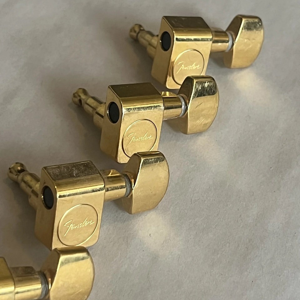 Genuine Fender American Standard Strat/Tele Gold 6-in-line Tuning ...