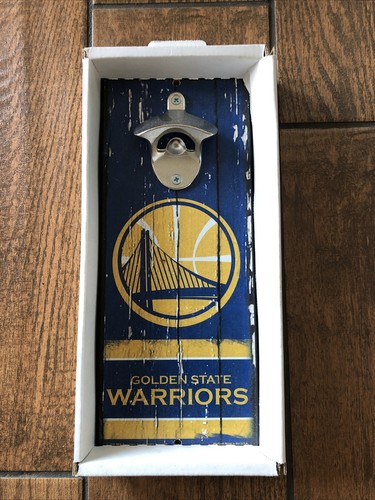 NBA Golden State Warriors Bottle Opener Wood Sign Wall Decoration NBA ...