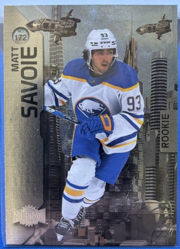 MATT SAVOIE 2023-24 SkyBox Metal Universe #172 RC Rookie SABRES A086 | eBay